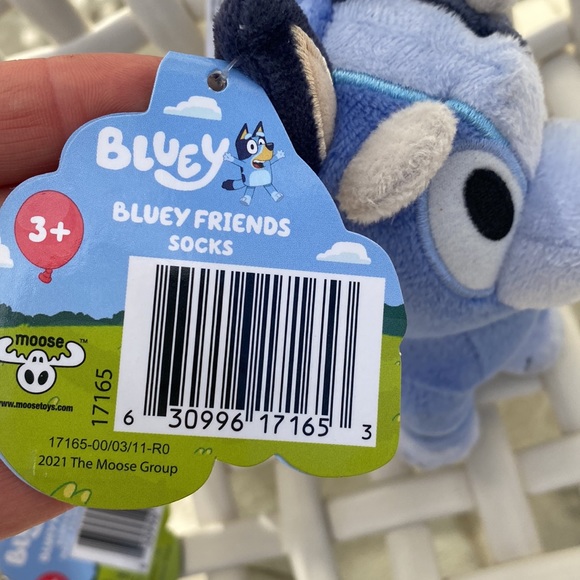 Moose | Toys | 2 Disney Bluey And Friends Cousin Socks 7 Tv Cartoon ...